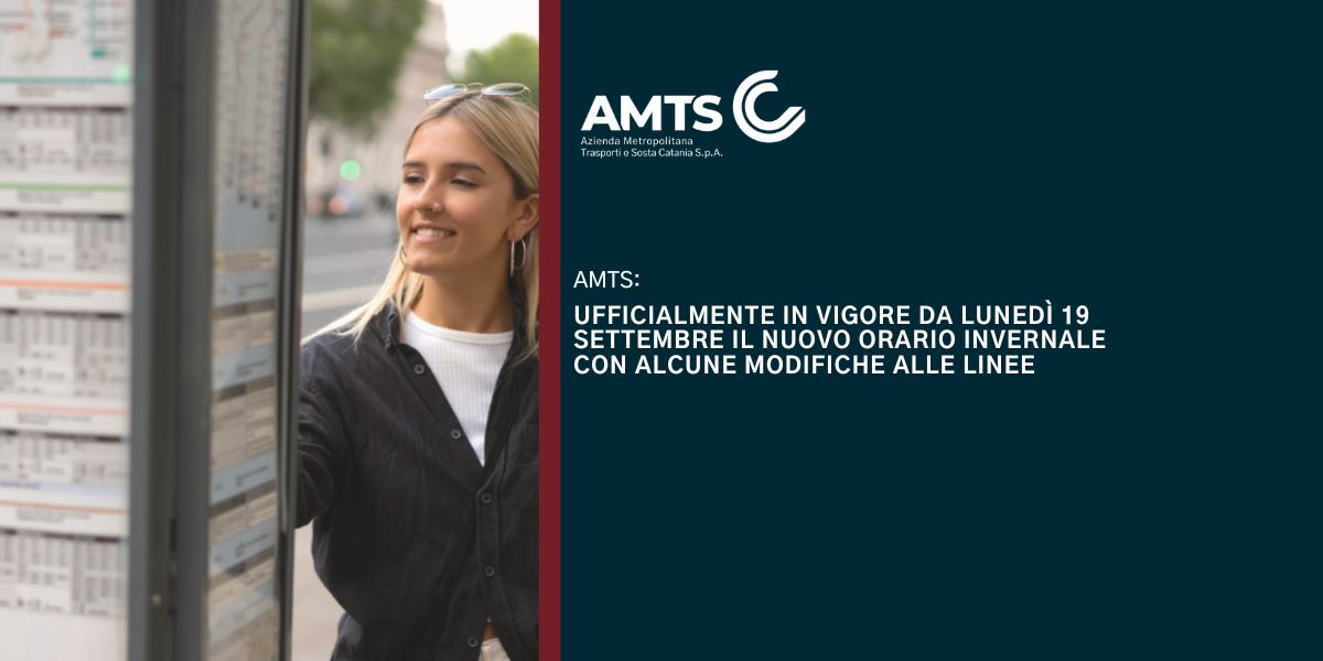 AMTS: ufficialmente in vigore da lunedì 19 settembre il nuovo orario ...